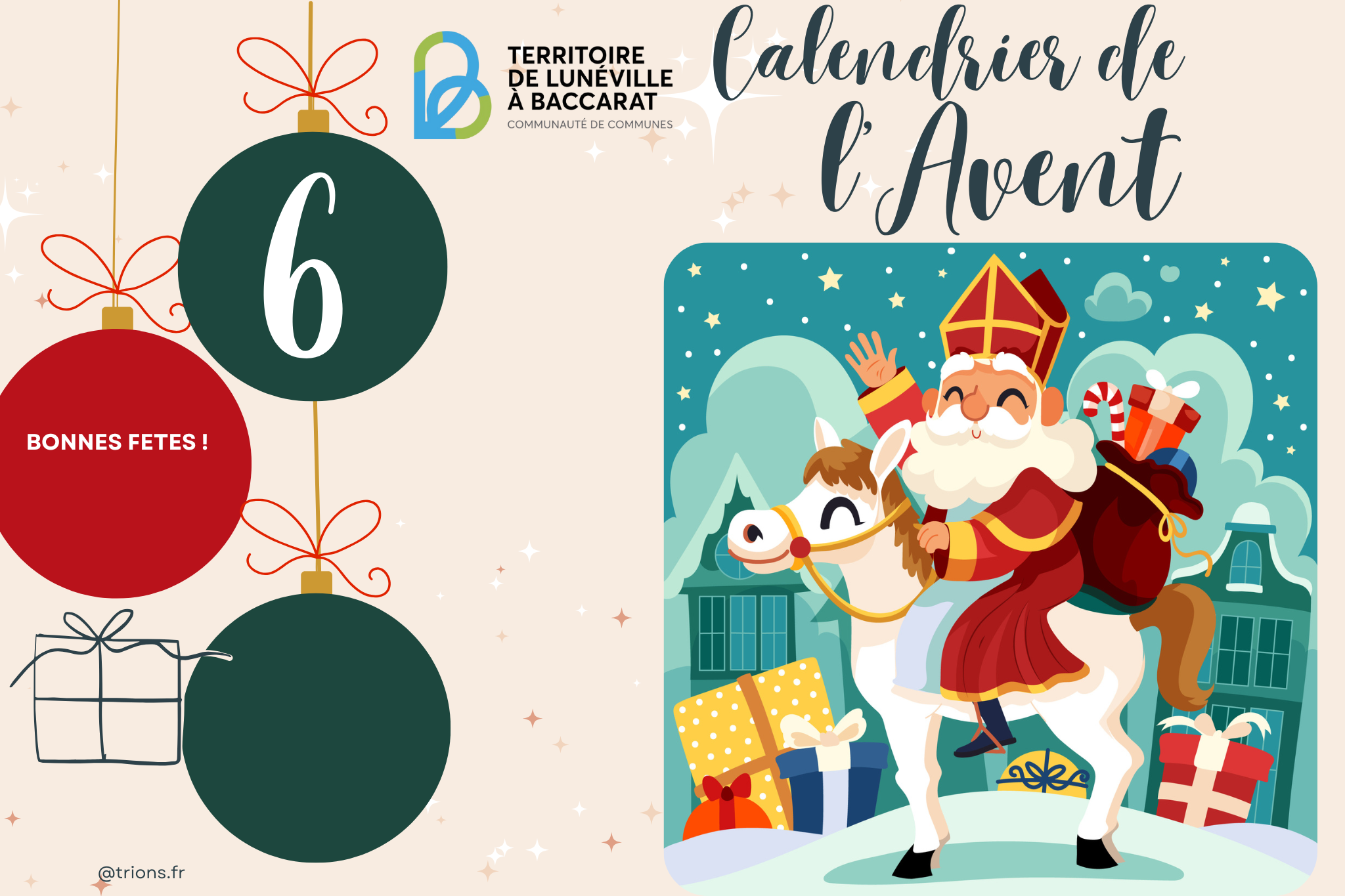 Bonne fête de Saint-Nicolas !🎈 – Trions